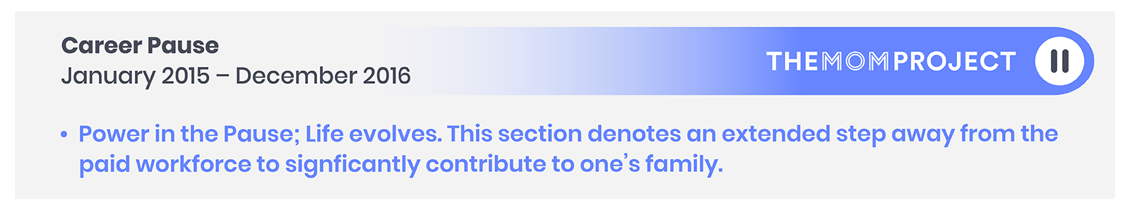 How to Explain Your Mom Pause